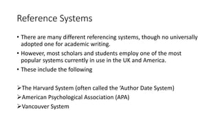 9.Referencing and Bibliography in Health Research.pptx