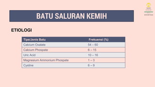 9. Diskusi Topik - Obstruksi dan Batu Saluran Kemih (dr Hafiz).pptx ...
