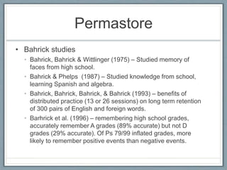 Memory. Theories of memory . Forgetting ppt | PPT