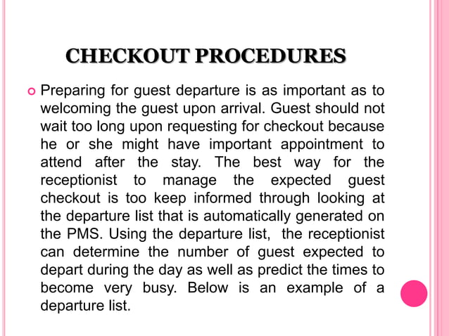 Front Office topic on Departure-Procedures.pptx