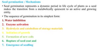 9.Seed, Classes of seed and Seed germination.pptx