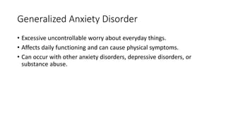 9. Anxiety Disorders.pptx PowerPoint presentation | PPT