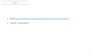 CAUtion pwnable study 9. Basic linux kernel.pptx