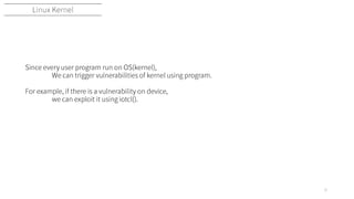 CAUtion pwnable study 9. Basic linux kernel.pptx