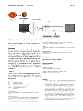 Effect of Elaeagnus Angustifolia extract on in vitro wound healing of ...
