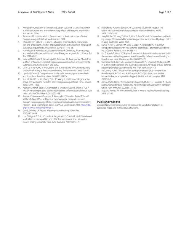 Effect of Elaeagnus Angustifolia extract on in vitro wound healing of ...