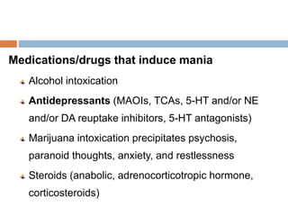 9. Bipolar Disorder.pptx for pharmacy students | PPTX | Physical ...