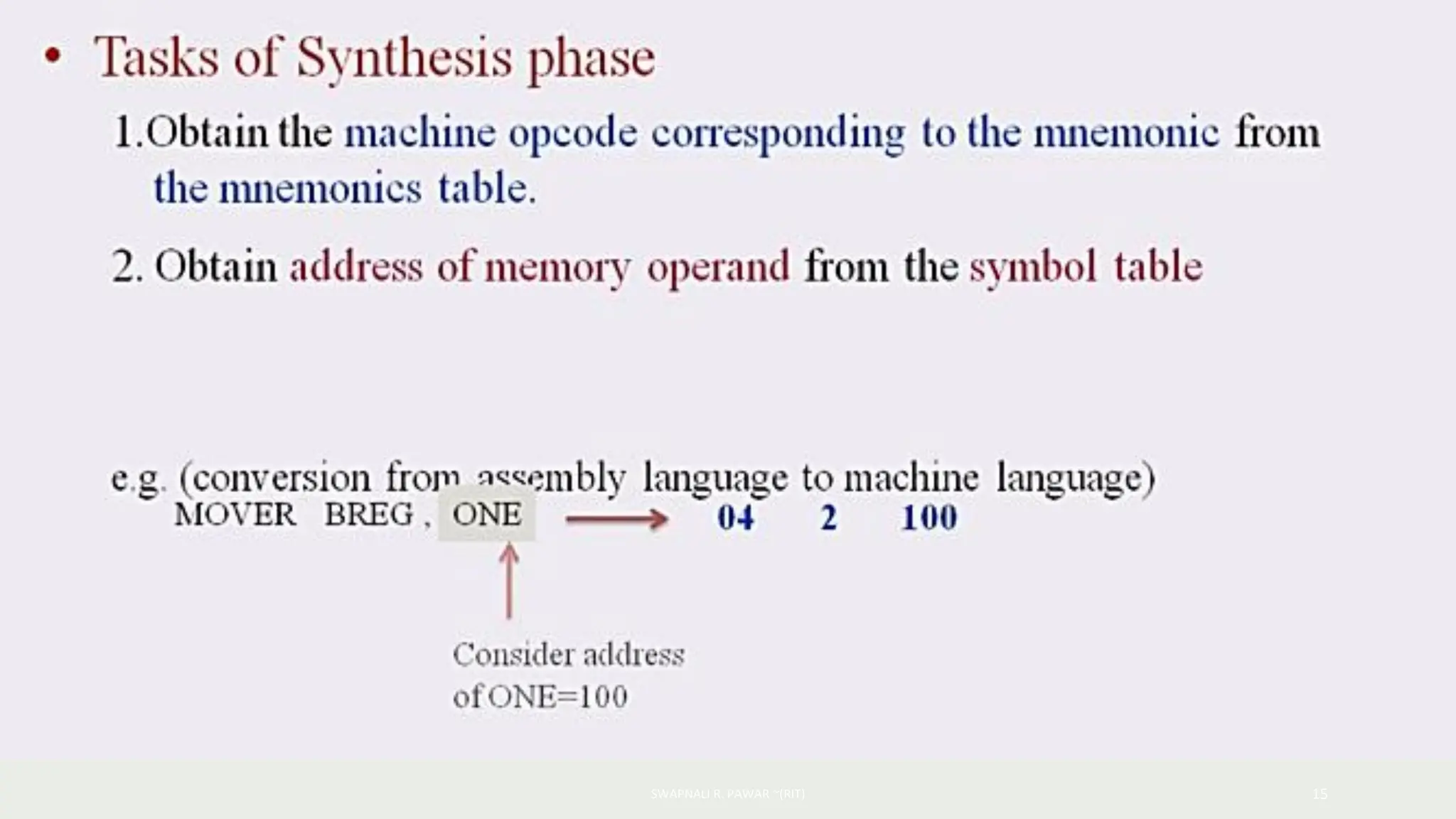 9.SimpleAssemblyScheme in system software.pdf | Programming Languages | Computing