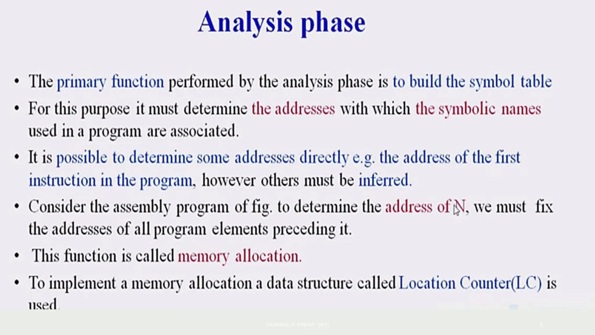 9.SimpleAssemblyScheme in system software.pdf | Programming Languages | Computing