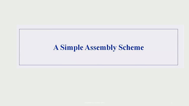 9.SimpleAssemblyScheme in system software.pdf | Programming Languages | Computing