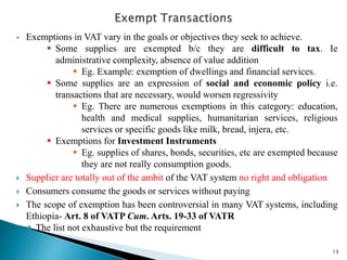 Law of VAT and TOT Lecture Notes in ppts | PPTX
