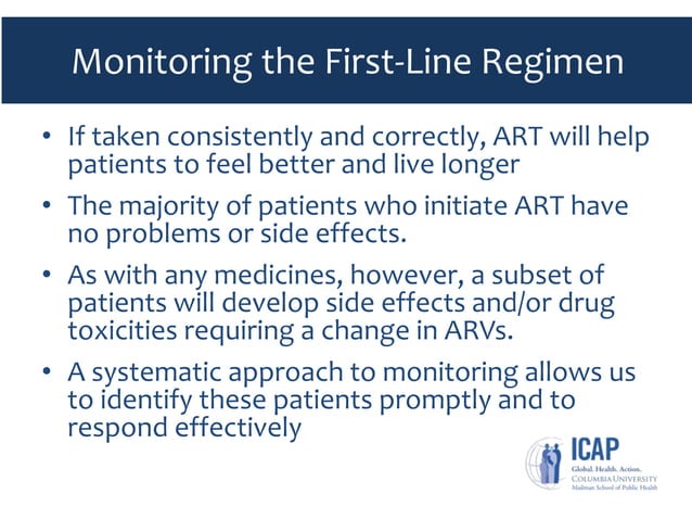 9. Monitoring & follow up of Patients on 1st Line ICAPRev.pptx