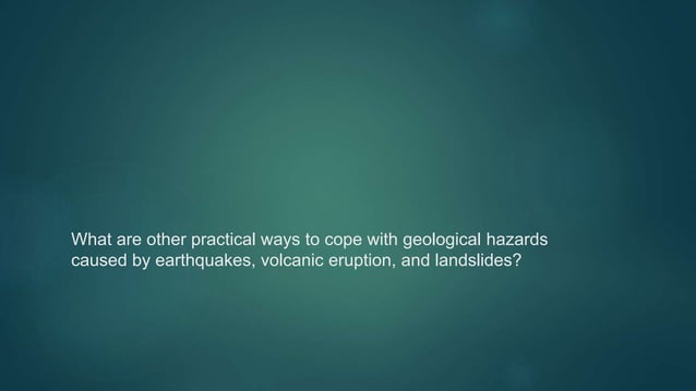 9.Natural Hazards, Mitigation,and Adaptation.pptx | Geology | Science