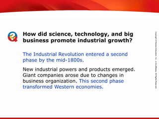 9.1 the industrial revolution spreads.ppt | Chemistry | Science
