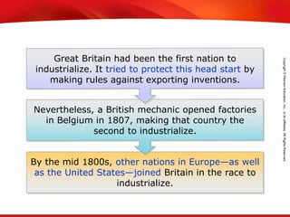 9.1 the industrial revolution spreads.ppt | Chemistry | Science