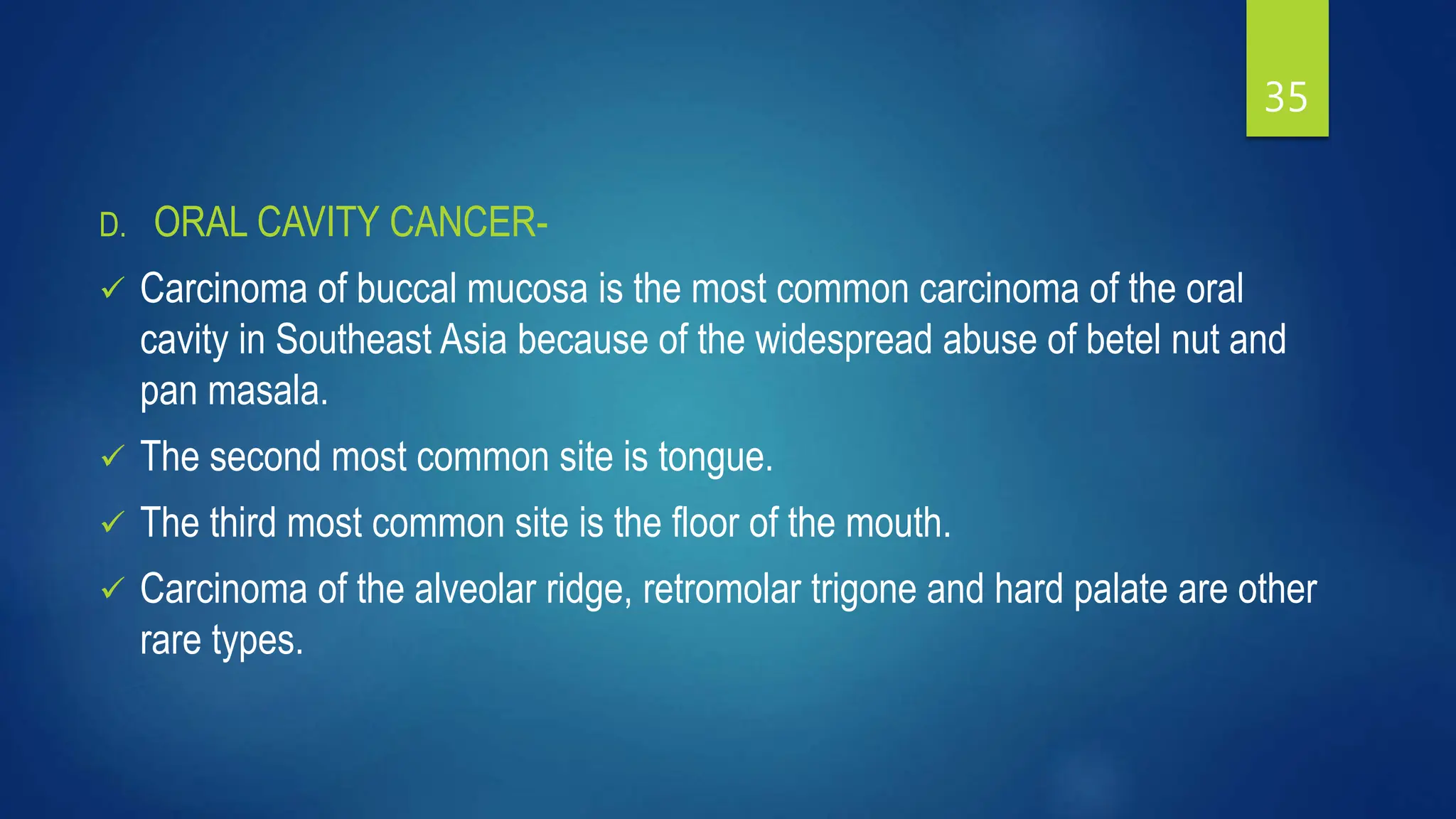 9. Oral cavity cancer presentation Part 1.pptx