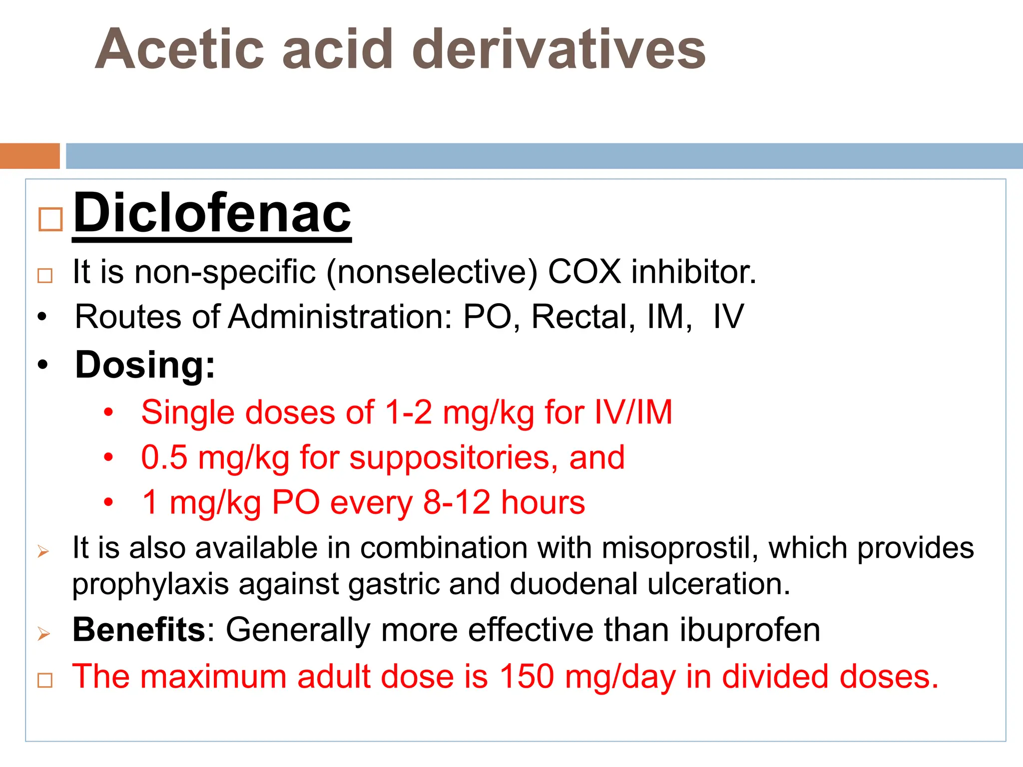 9. NSAIDS.pptxNSAIDS inhibit the enzyme cyclooxygenase (COX) types 1 ...
