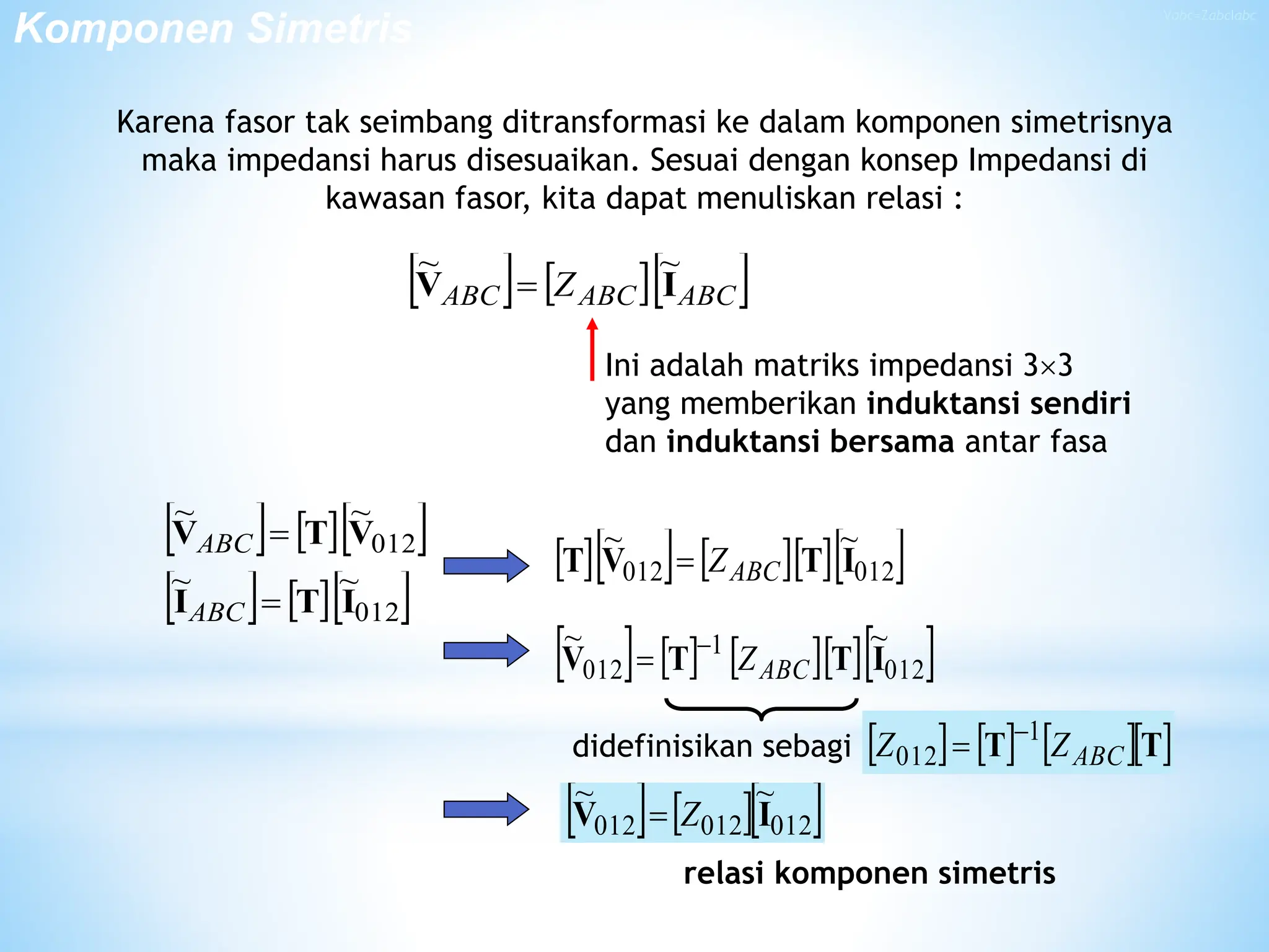 9. Komponen Simetris untuk Analisis Hubung Singkat | PPT