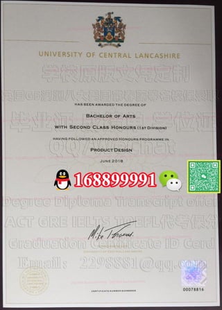 University of Central Lancashire degree offer diploma Transcript | PDF