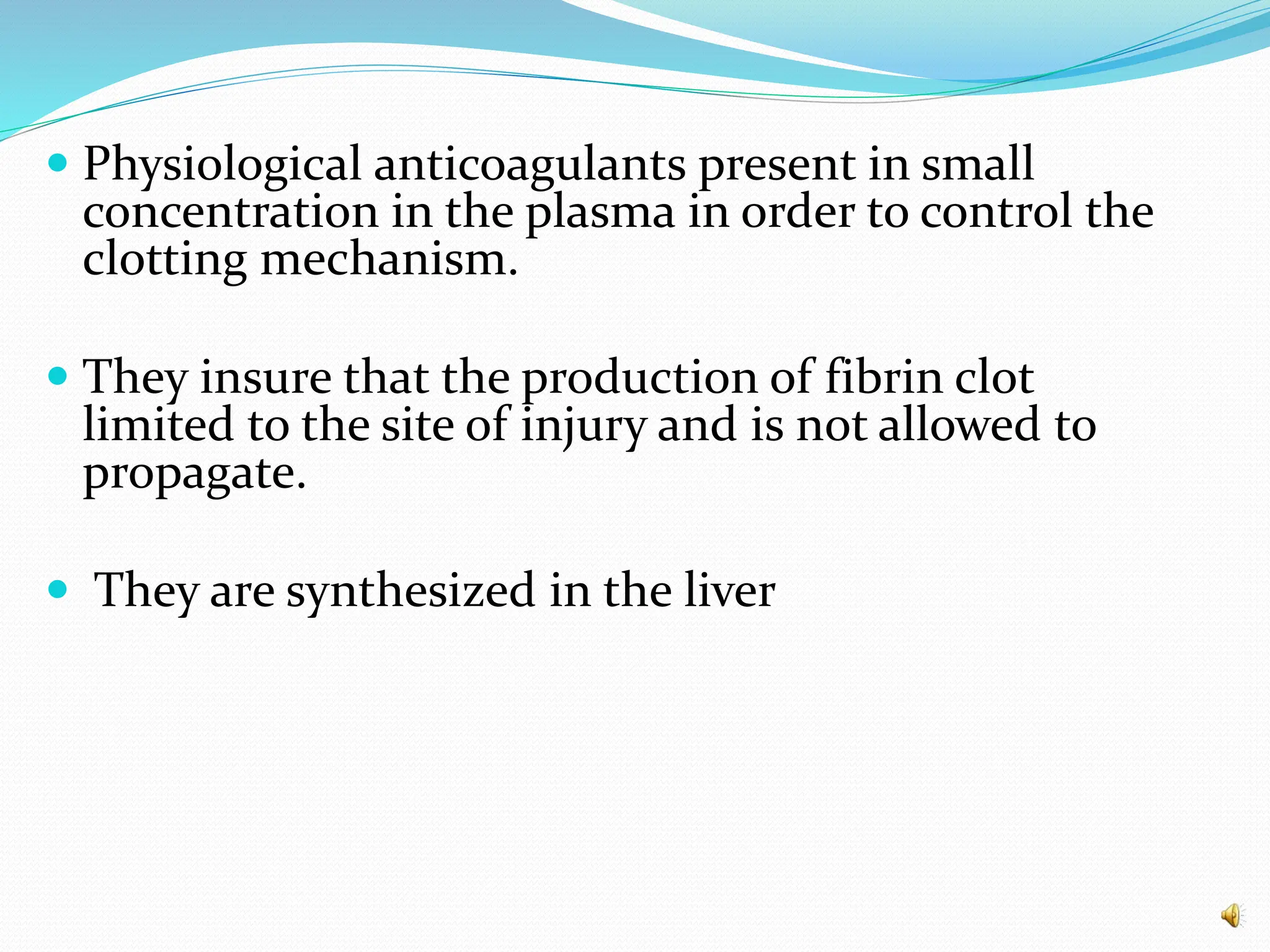 9. inhitor of coagulation blood hemostasis.pptx