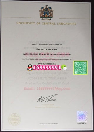 University of Central Lancashire degree offer diploma Transcript | PDF