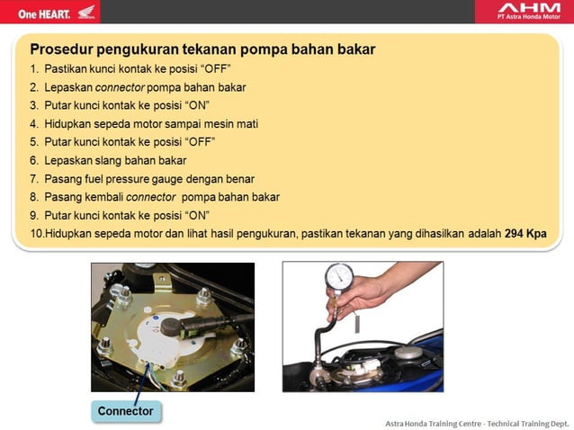 9. HONDA PGM-FI, perawatan sensor sepeda motor | PPTX