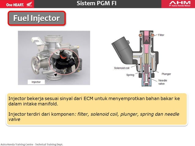9. HONDA PGM-FI, perawatan sensor sepeda motor | PPTX