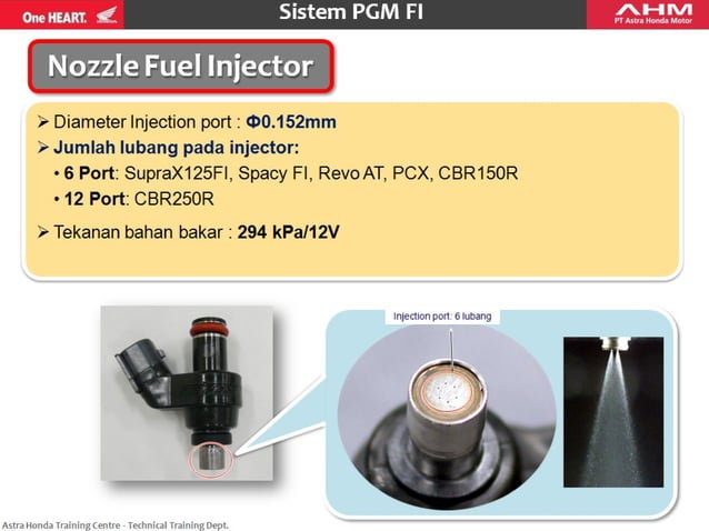 9. HONDA PGM-FI, perawatan sensor sepeda motor | PPTX