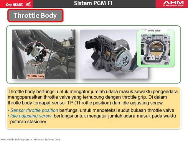 9. HONDA PGM-FI, perawatan sensor sepeda motor | PPTX