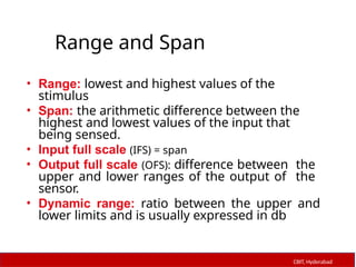 Introduction to sensors and transducerss | PPTX