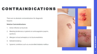 Skin Biopsy in Dermatology | PPTX