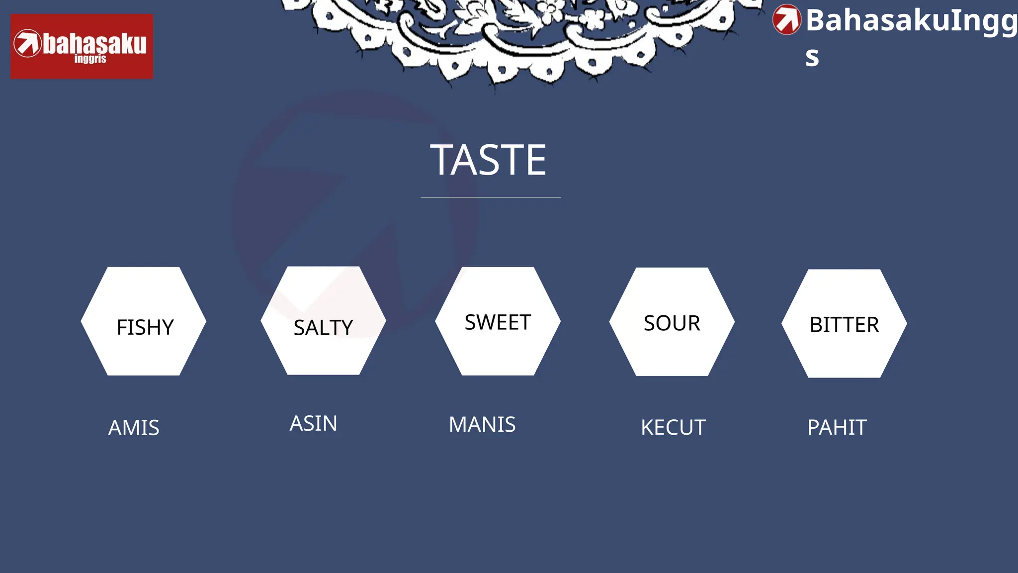 EFK2 TASTE. ENGLISH LESSON ABOUT TASTES AND FLAVOUR | PPT