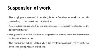 maintainence of discipline for nursing administration ppt | PPTX