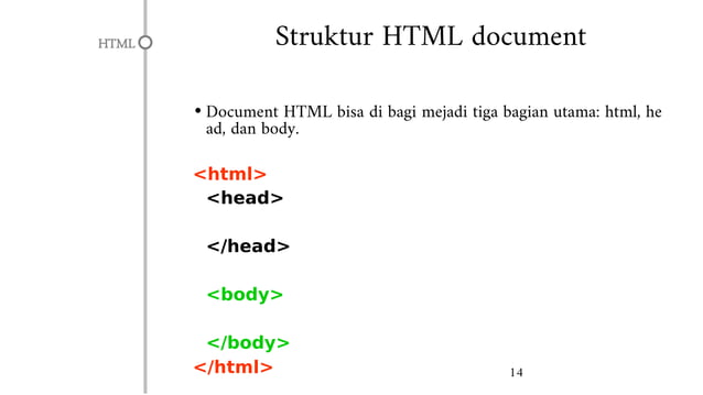 Dasar Pemrograman Web dengan HTML dan CSS | PDF