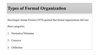9.Formal OrganizatIONAERTEDFUYYUTIIOYYYI | PPTX