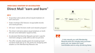 American Express Gold Card Evolution by Media Logic | PPT | Free Download