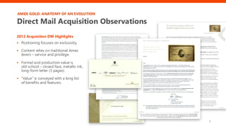 American Express Gold Card Evolution by Media Logic | PPT | Free Download