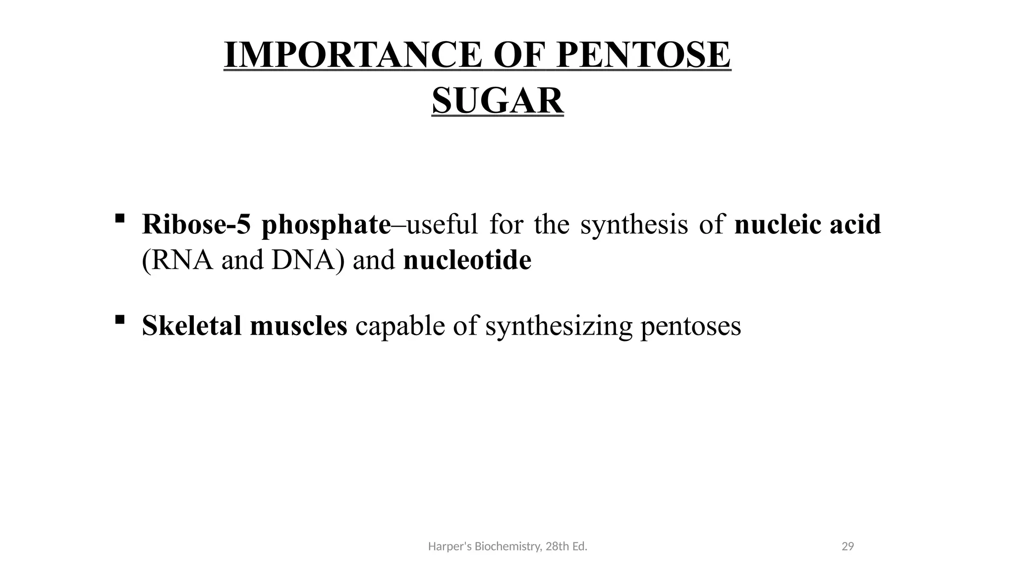 DPT - Biochemistry & Genetics - II (Metabolism of Carbohydrates ...