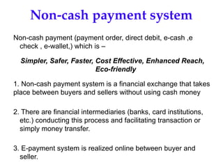 Payment and Settlement Systems in modern world | PPTX