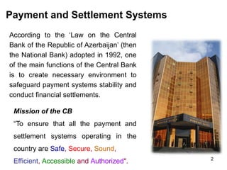 Payment and Settlement Systems in modern world | PPTX