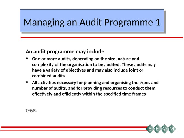 Managing an Audit Programme for ISO 9001 | PPT | Business | Business ...