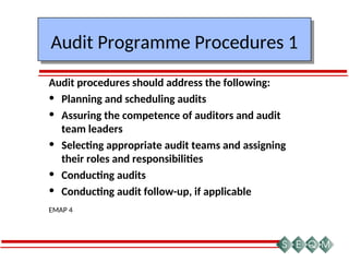 Managing an Audit Programme for ISO 9001 | PPT