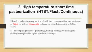 9.Pasteurization of milk and heat preservation | PDF