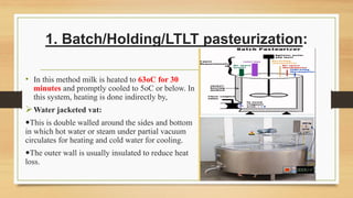 9.Pasteurization of milk and heat preservation | PDF