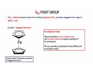 9.Dnd POINT GROUP. pptx, group theory . | PPT