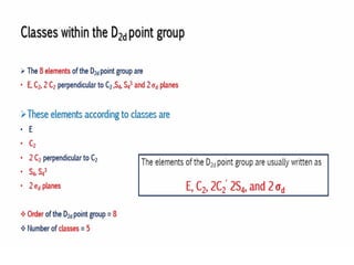 9.Dnd POINT GROUP. pptx, group theory . | PPTX