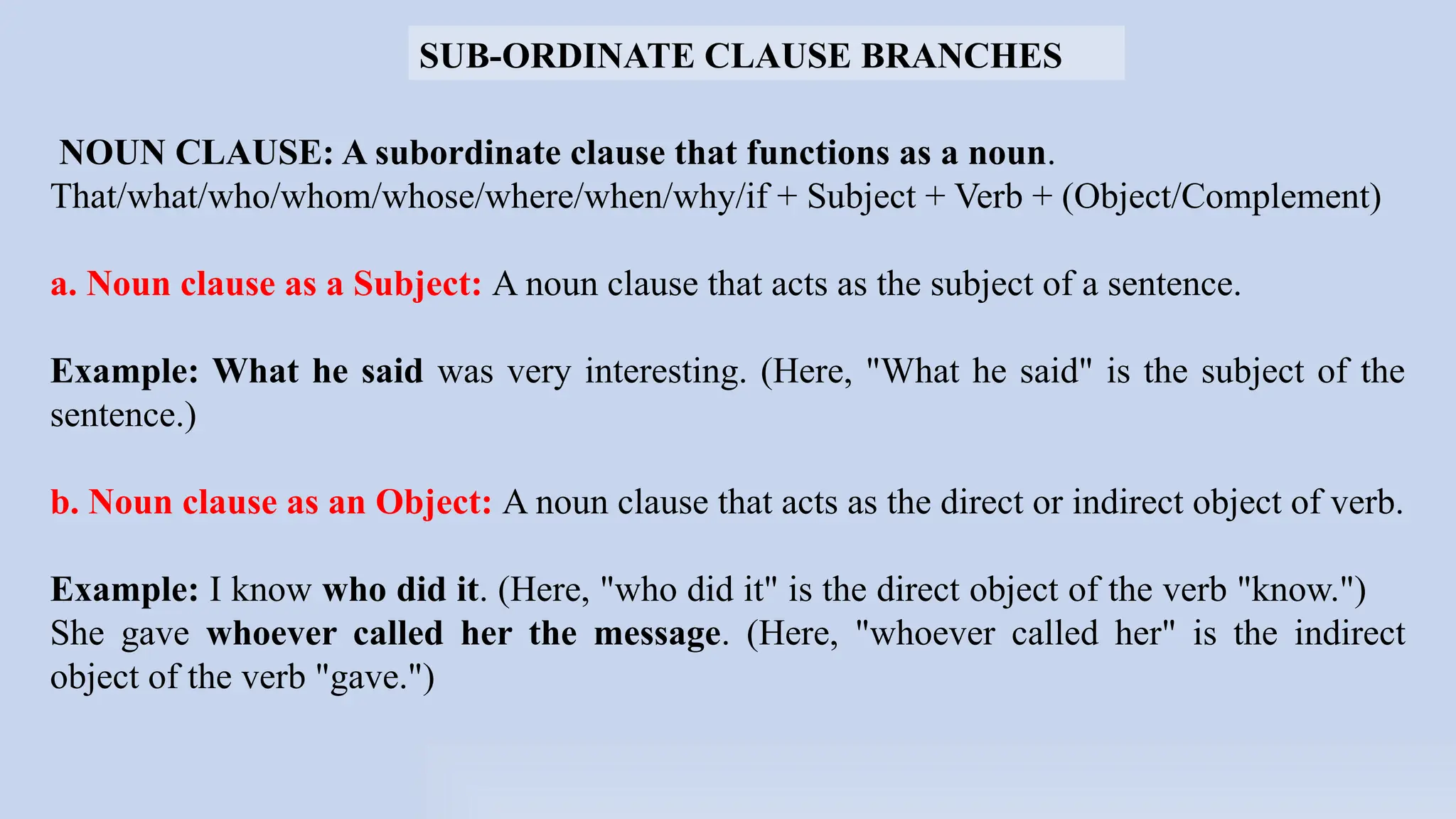 The Clauses and Phrases : Grammar | PPT
