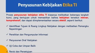Etika Profesi TI - 9 Etika Dalam Organisasi Berbasis TI | PDF