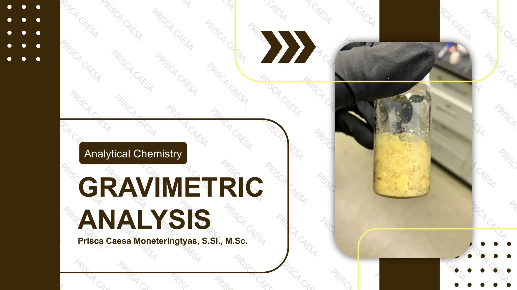 Materi Kimia Analitik: Analisis Gravimetri | PPTX