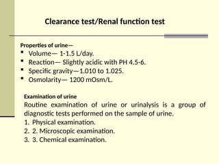 9. Urinary system or Renal System parts & its function | PPT
